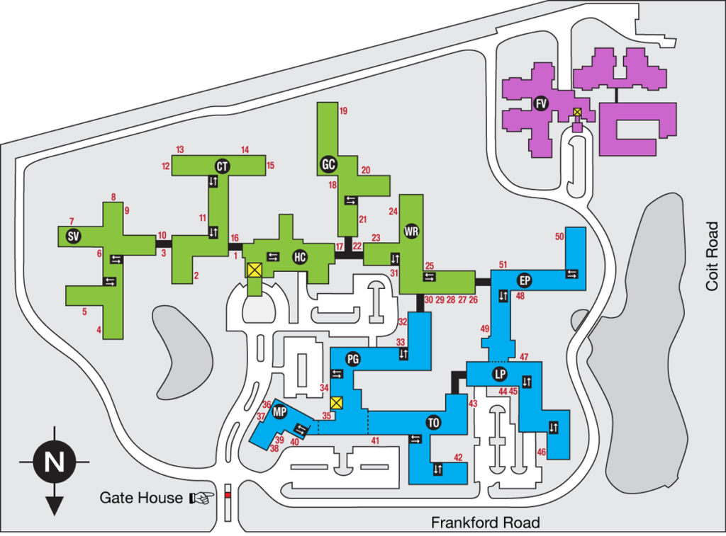 Exit Door Number Map – HSD – RAC Communications Committee